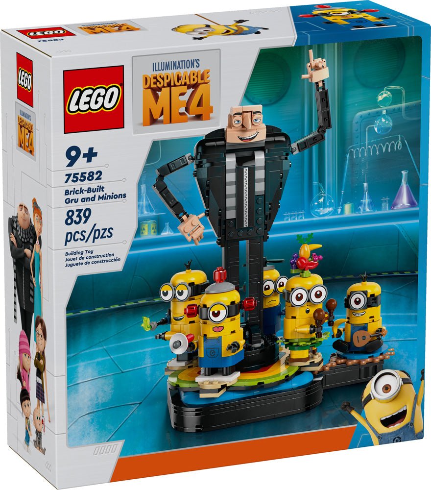 EGO® Despicable Me 4 Brick-Built Gru and Minions Set 75582 – Mastermind ...