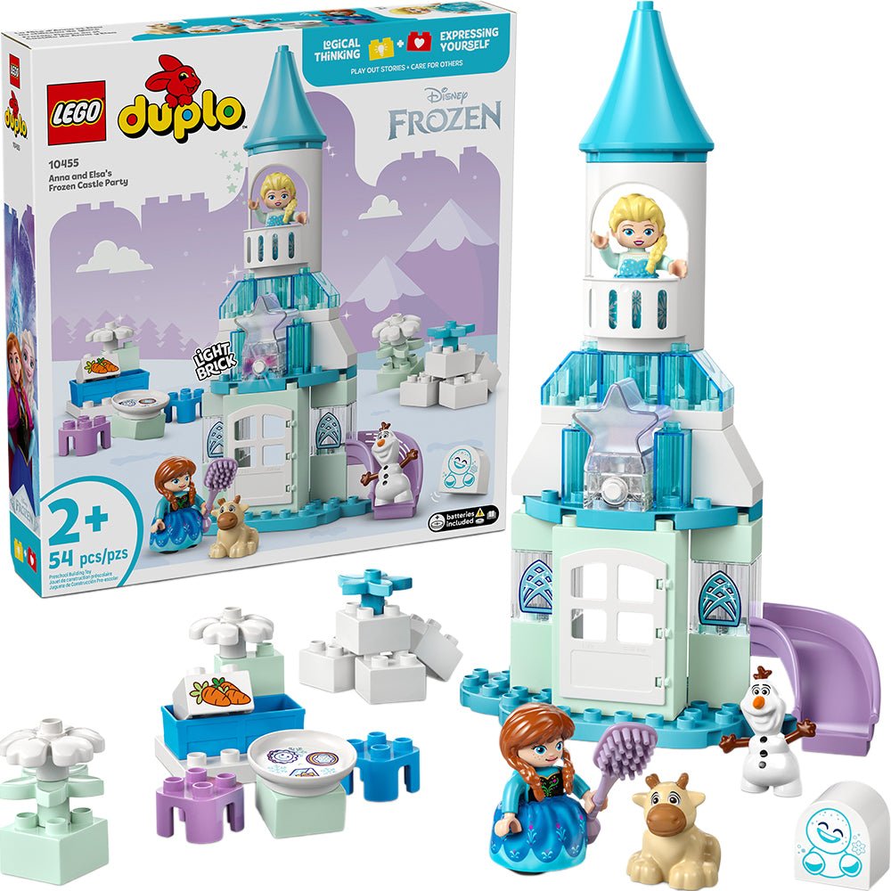 LEGO® DUPLO® Disney Anna and Elsa’s Frozen Castle Party 10455 ...