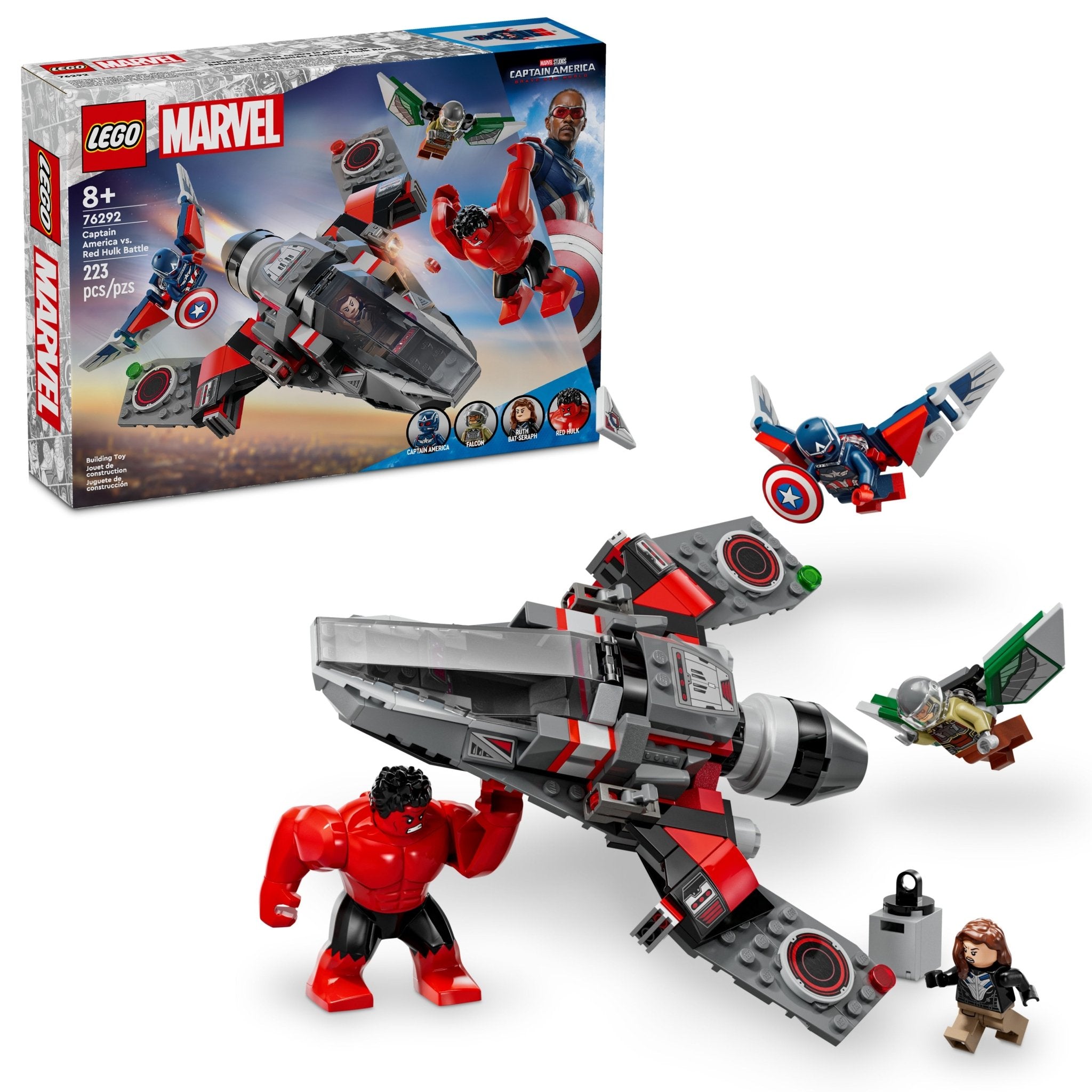 LEGO?? Marvel Captain America vs Red Hulk 76292 – Mastermind Toys