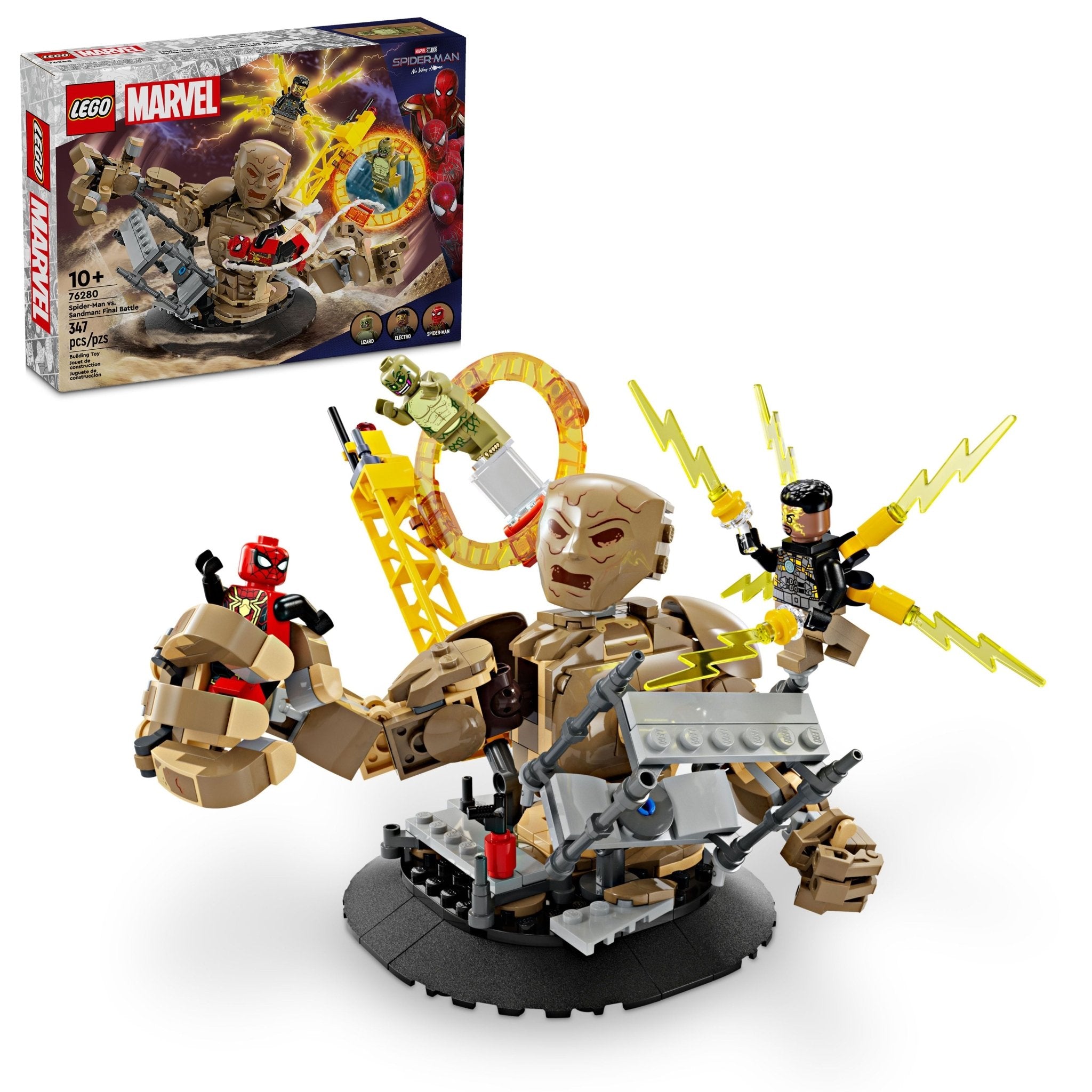 LEGO Marvel Spider-Man vs Sandman: Final Battle Building Toy 76280 ...