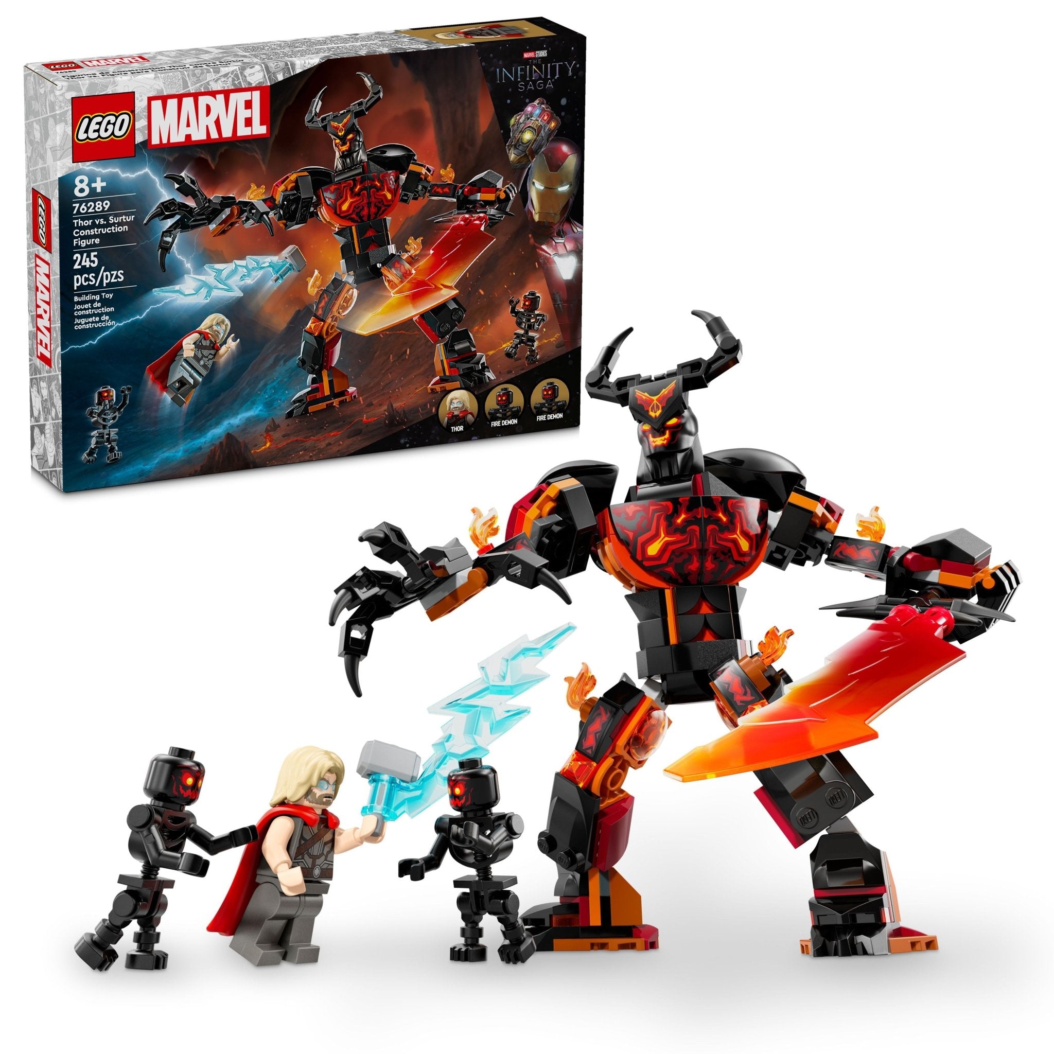 LEGO?? Marvel Thor vs Surtur Construction Figure 76289 – Mastermind Toys