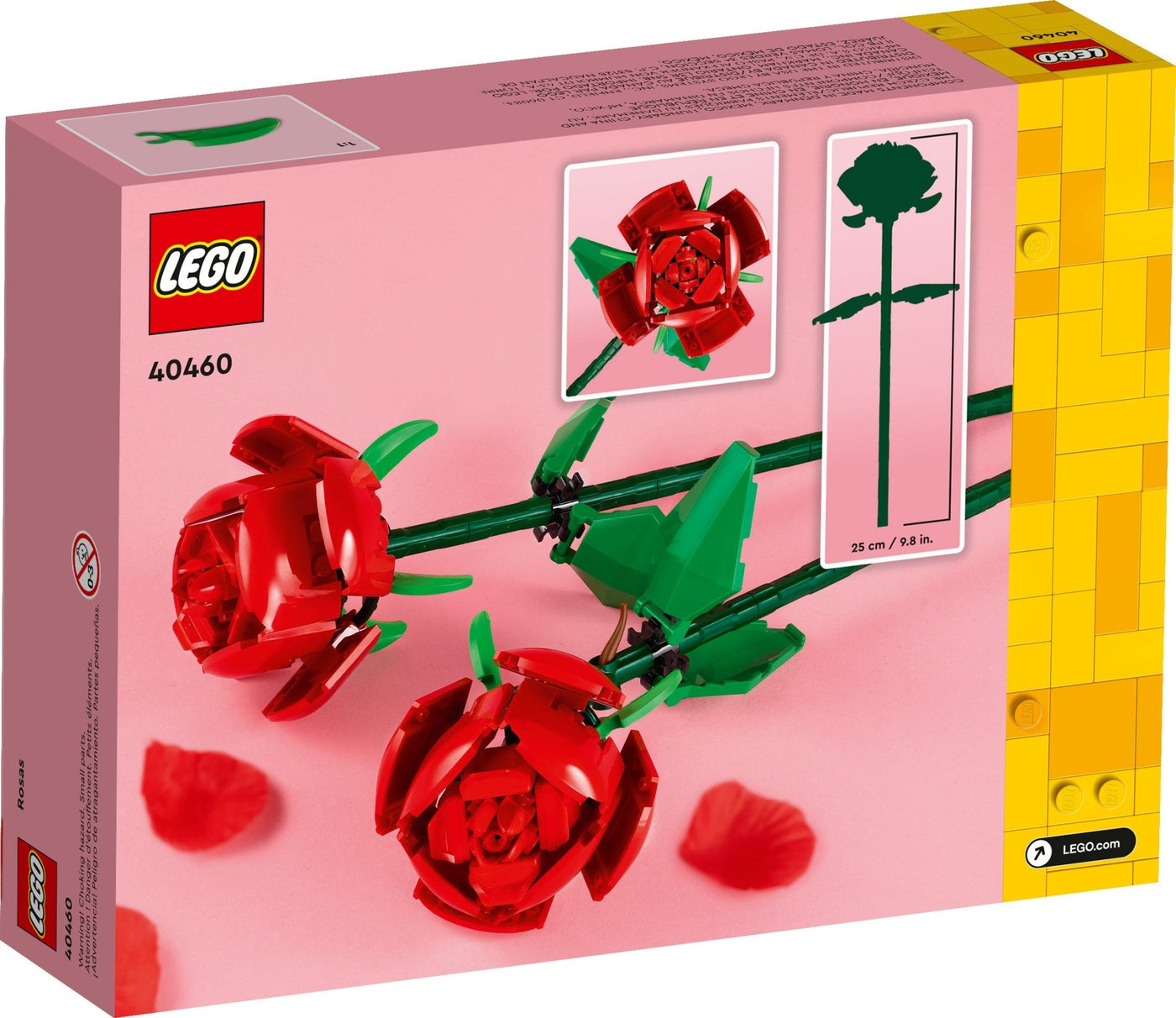 LEGO Roses 40460 Building Kit (120 Pieces) - Mastermind Toys