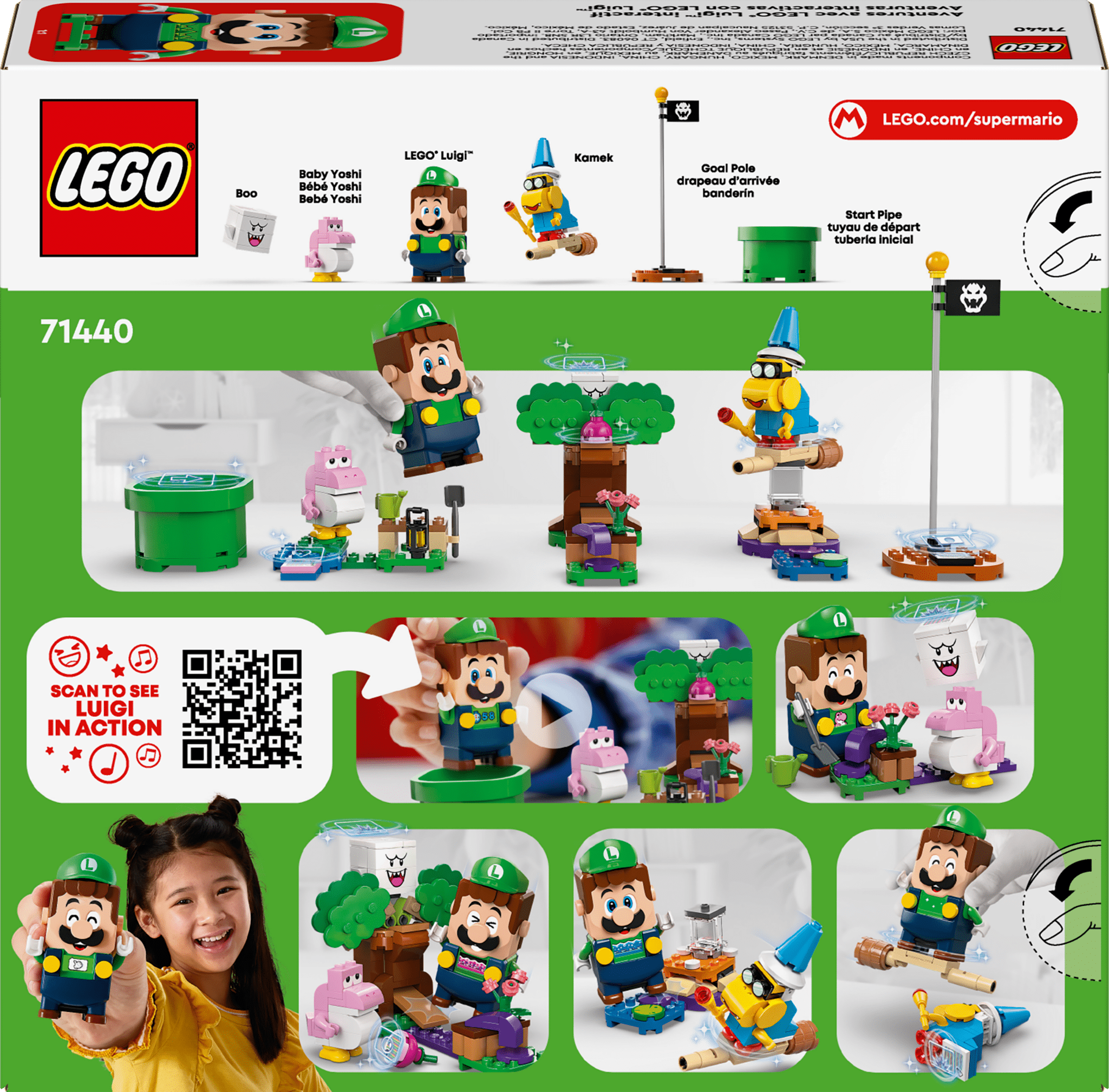 LEGO® Super Mario™ Adventures with Interactive LEGO® Luigi™ 71440 ...