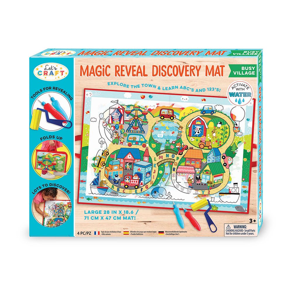 Let's Craft Magic Reveal Pad Mat - Happy Town – Mastermind Toys