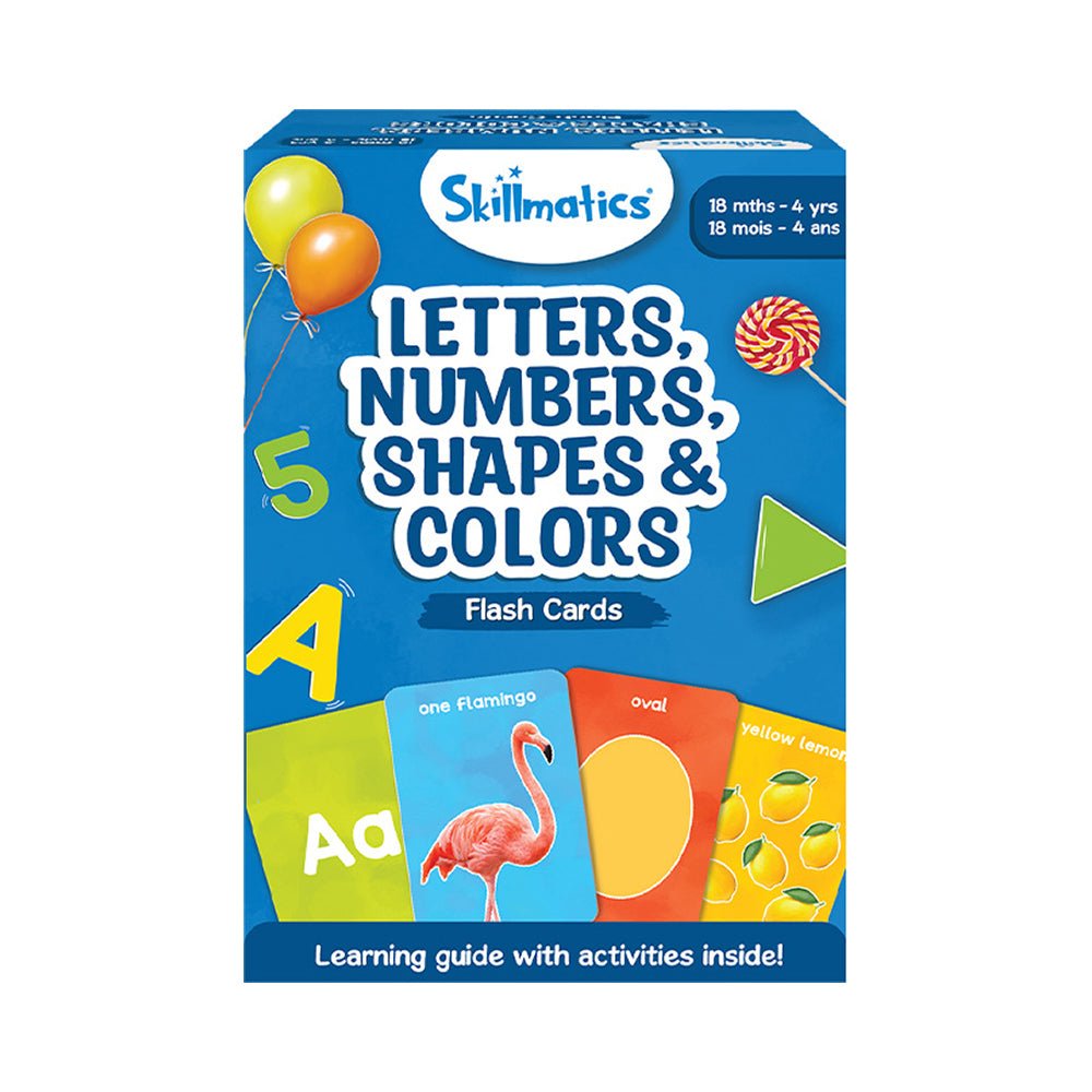 Letters, Numbers, Shapes and Colors Flash Cards – Mastermind Toys