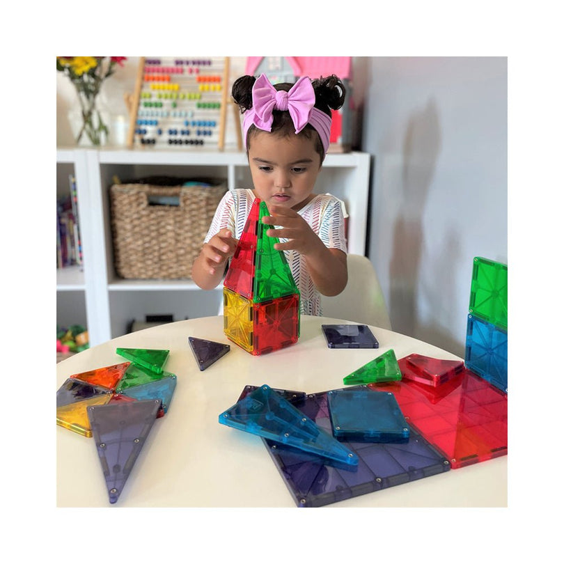 MAGNA-TILES Classic 32-Piece Magnetic Construction Set, The ORIGINAL ...
