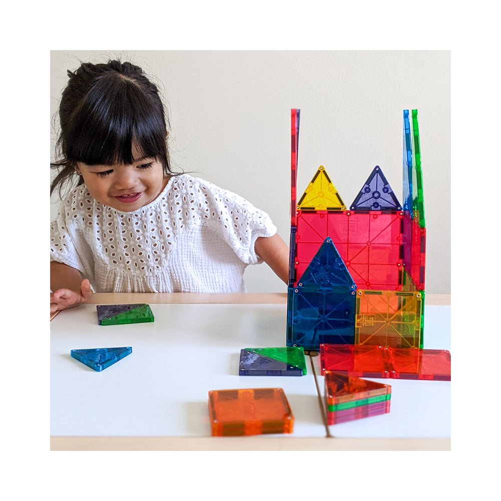 MAGNA-TILES Classic 32-Piece Magnetic Construction Set, The ORIGINAL ...