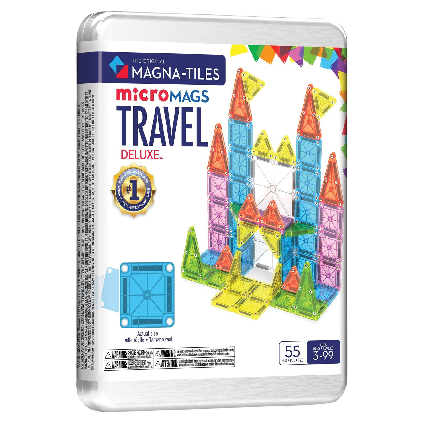 MAGNA-TILES Travel Set Deluxe 55-Piece – Mastermind Toys