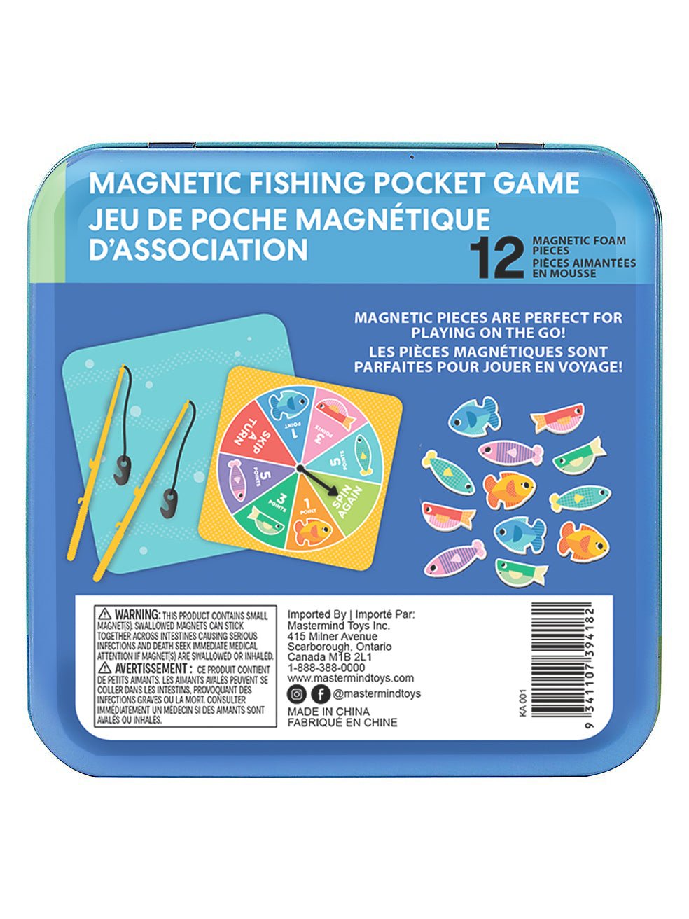 Magnetic Foam Fishing Pocket Game – Mastermind Toys