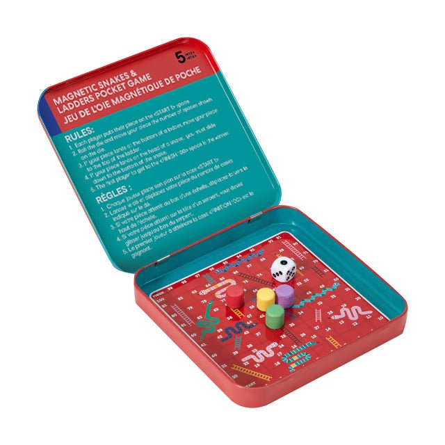 Magnetic Snakes & Ladders Pocket Game - Mastermind Toys