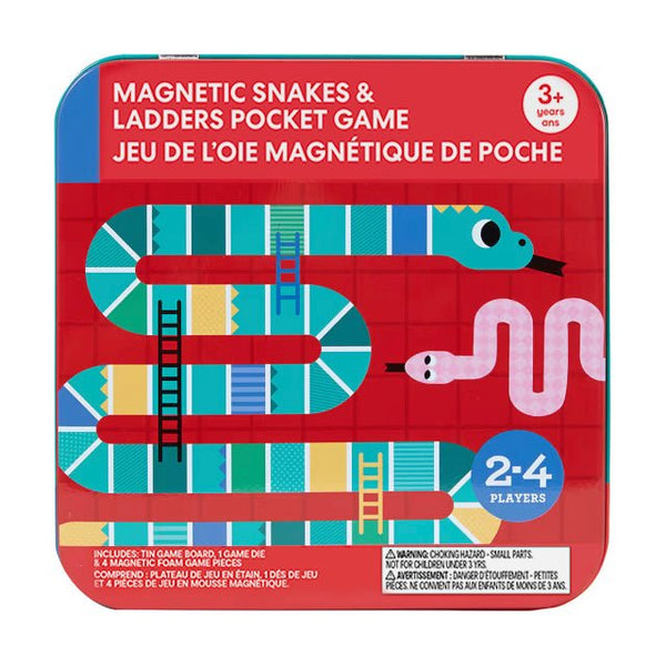 Magnetic Snakes & Ladders Pocket Game - Mastermind Toys