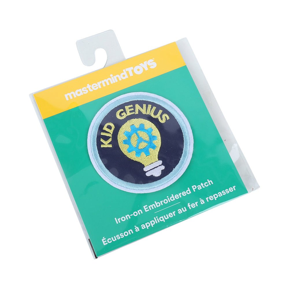 MMT Iron - On Patch - Kid Genius – Mastermind Toys