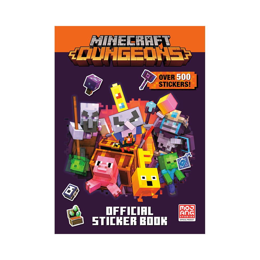 Minecraft Official Dungeons Sticker Book – Mastermind Toys