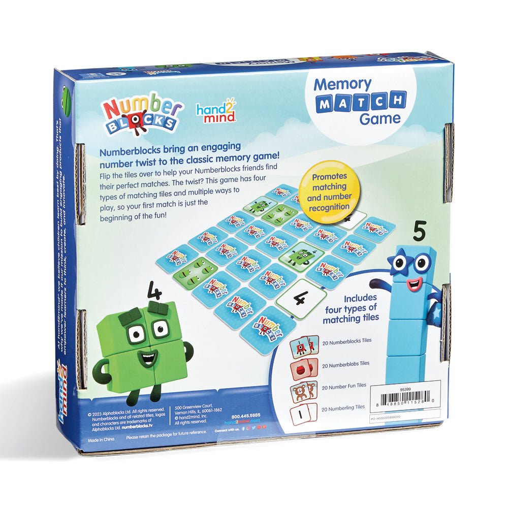Numberblocks Memory Match Game - Mastermind Toys
