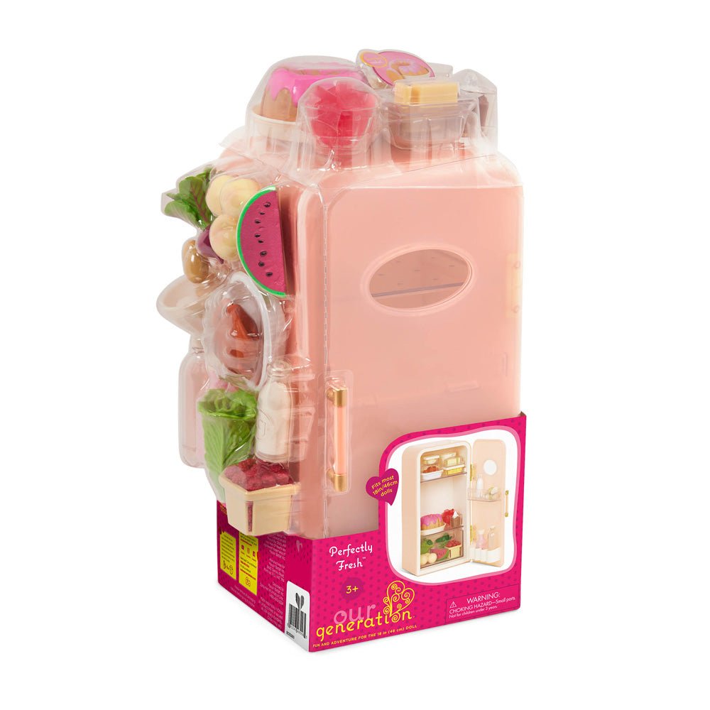 Our Generation Mini Fridge with Groceries – Mastermind Toys