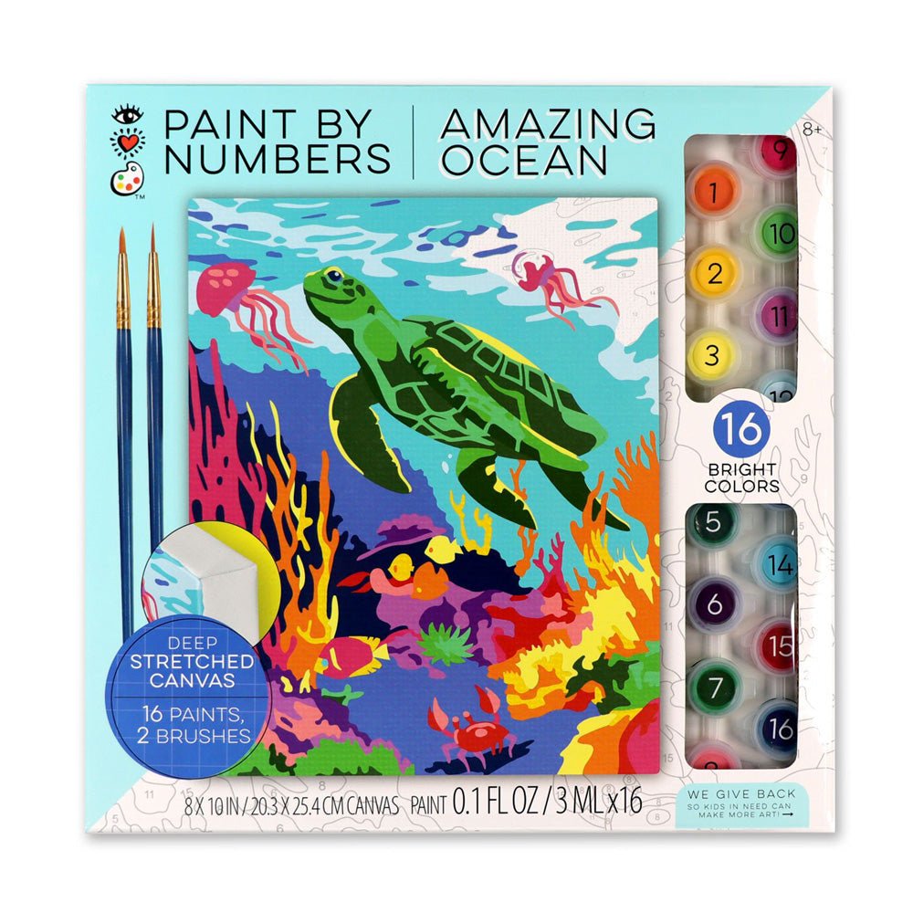 iHeartArt Paint By Numbers- Amazing Ocean – Mastermind Toys