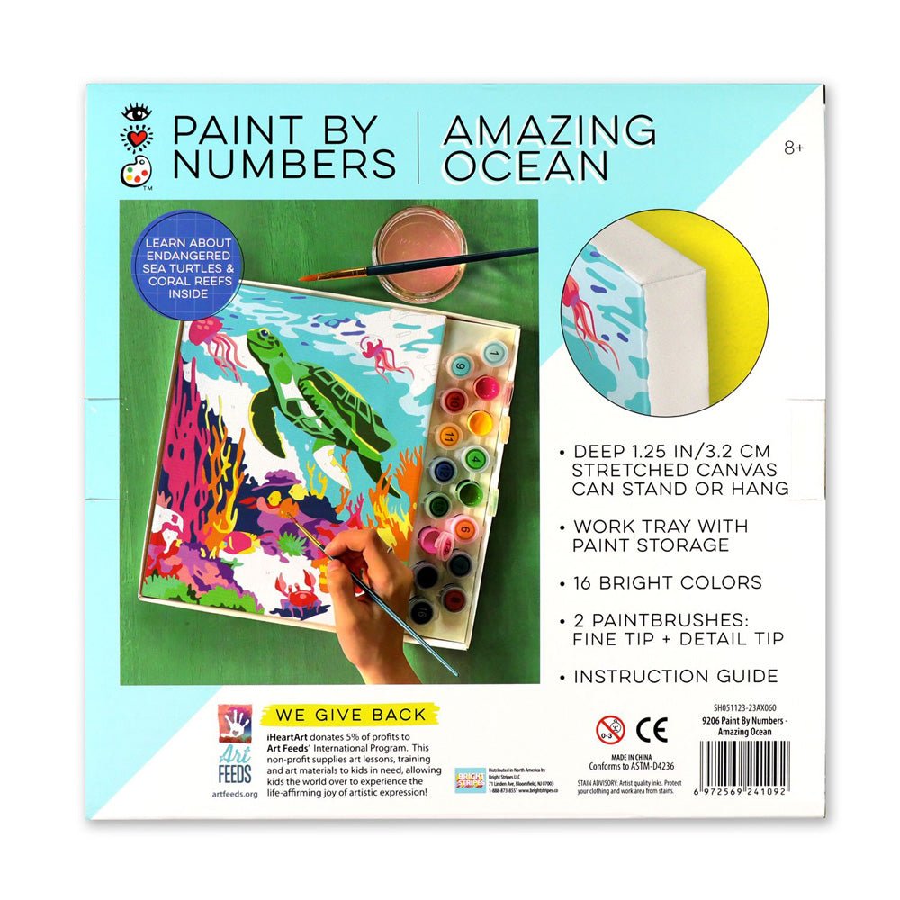 iHeartArt Paint By Numbers- Amazing Ocean – Mastermind Toys