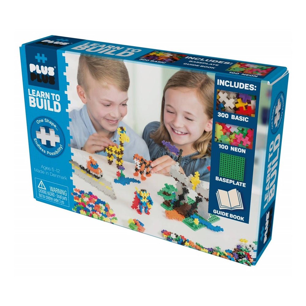 Plus-Plus Basic Colours Learn to Build Set - Mastermind Toys