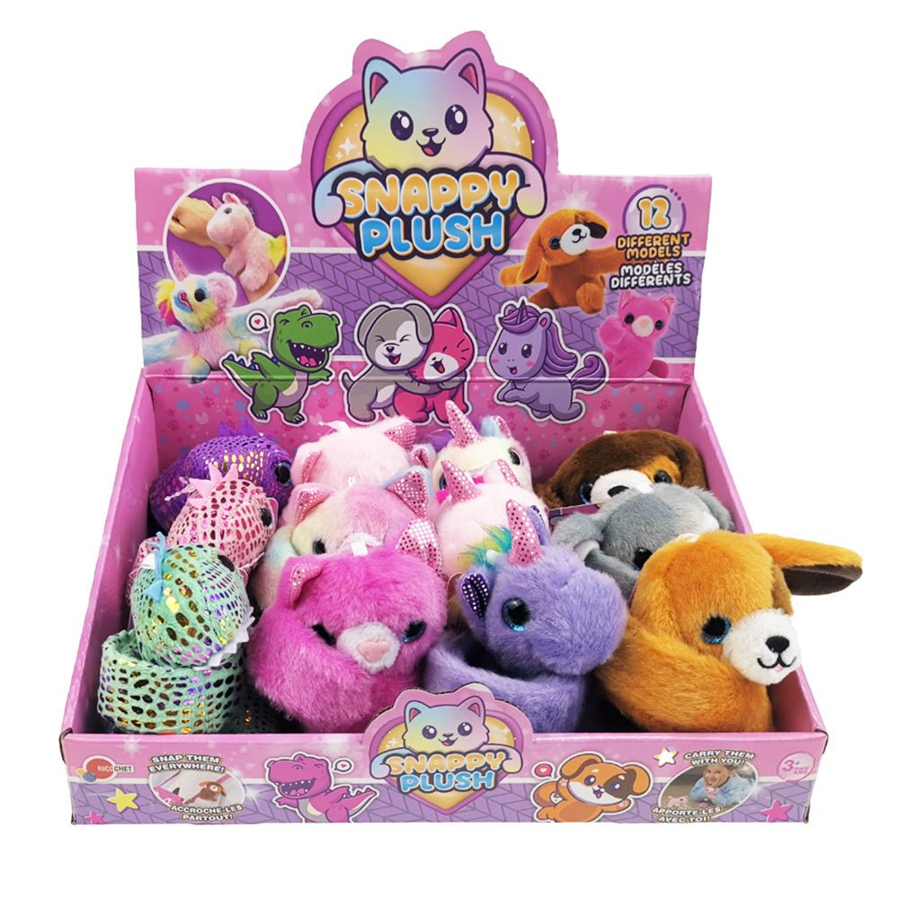 Plush Animal Snap Bracelets – Mastermind Toys