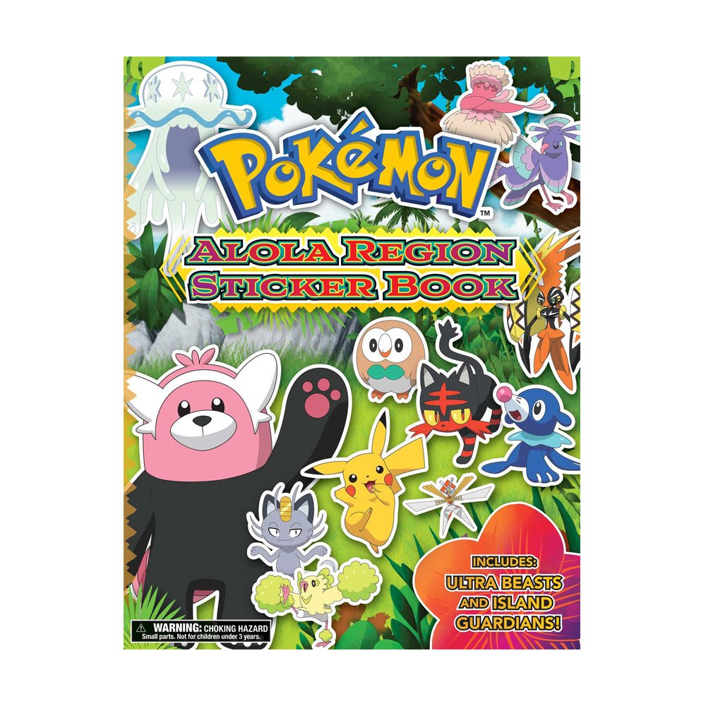Pokemon Alola Region Sticker Book – Mastermind Toys