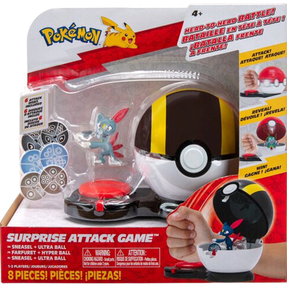 Pokemon Surprise Attack Game - Sneasel – Mastermind Toys