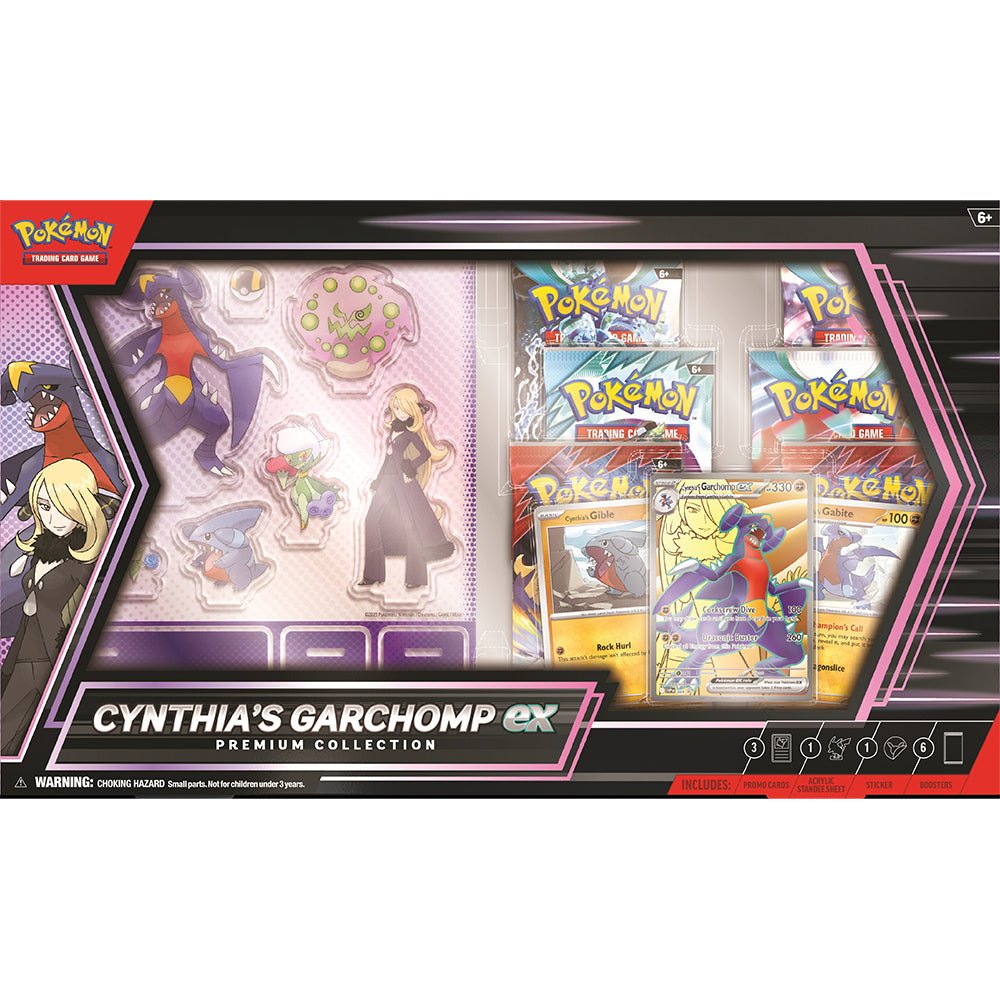 Pokemon TCG: Cynthia’s Garchomp ex Premium Collection – Mastermind Toys