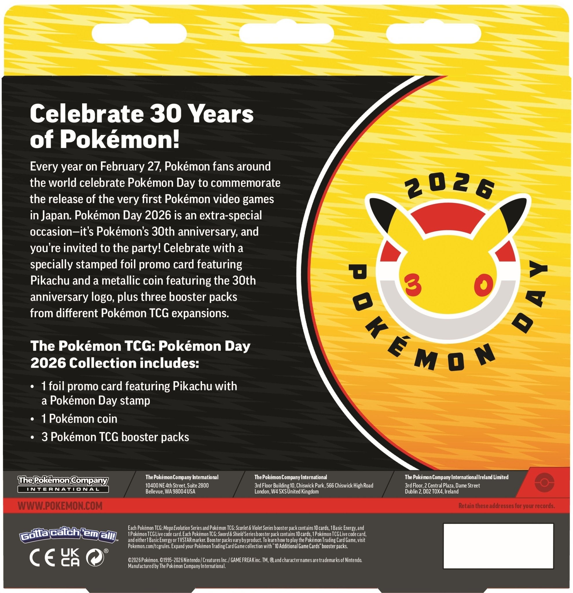 Pokémon TCG: Pokémon Day 2026 Collection – Mastermind Toys