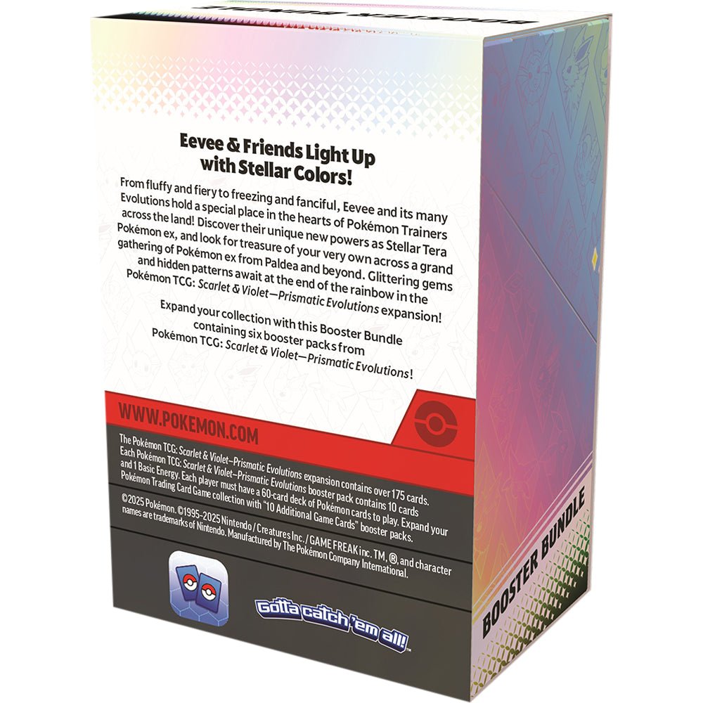 Pokémon TCG: Scarlet & Violet Prismatic Evolution Premium Booster Bund – Mastermind Toys