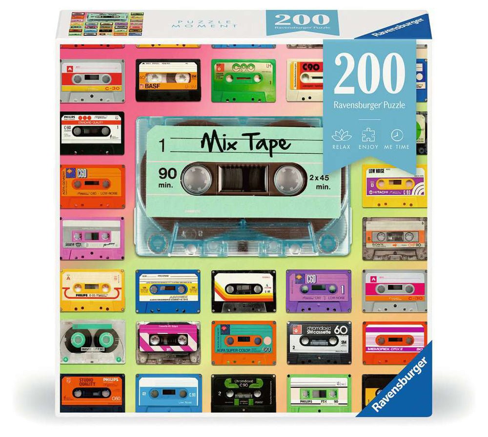 Puzzle Moments: Mix Tape 200 pc Puzzle – Mastermind Toys