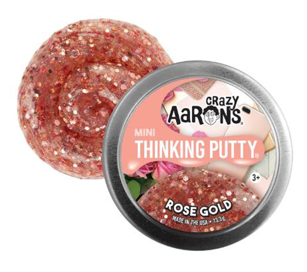 Crazy Aaron's Mini Thinking Putty Rose Gold – Mastermind Toys
