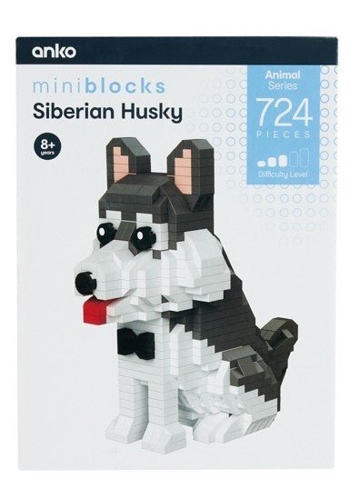 Siberian Husky Mini Blocks – Mastermind Toys