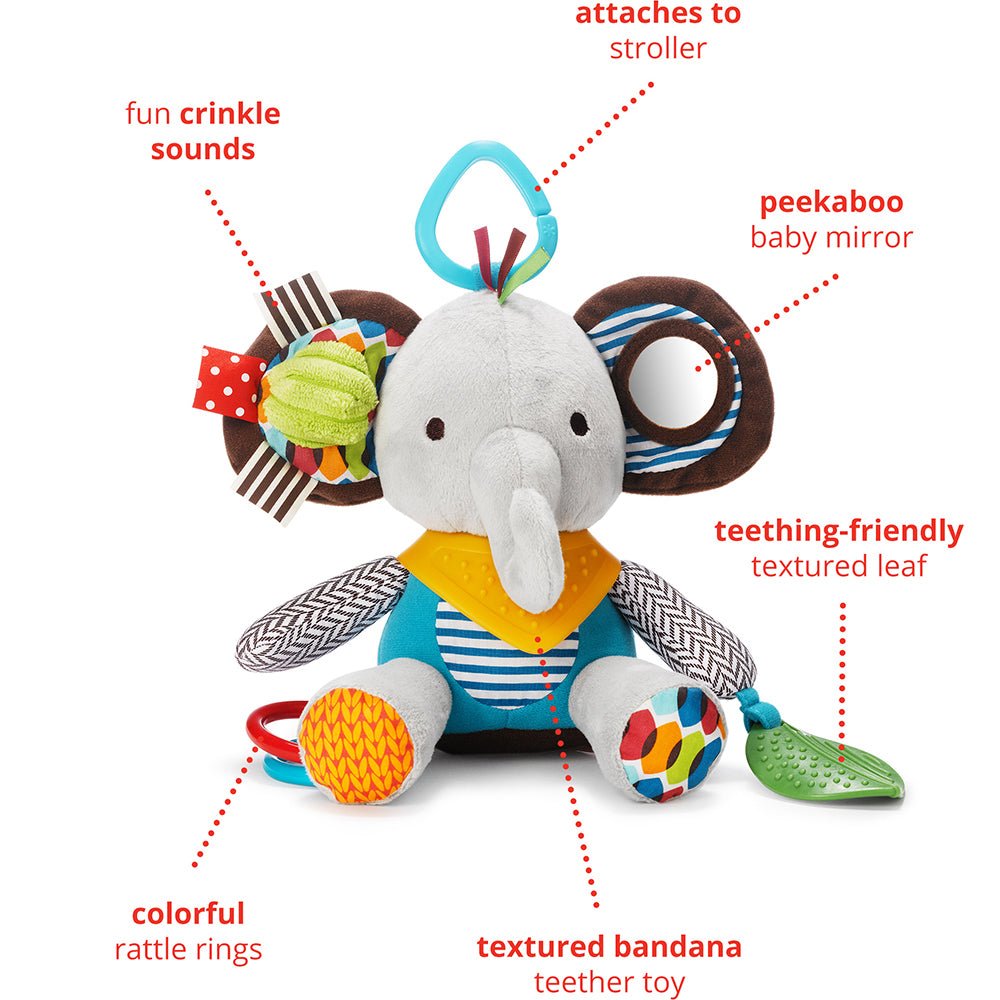 Skip Hop Bandana Buddies Baby Activity Toy Elephant – Mastermind Toys