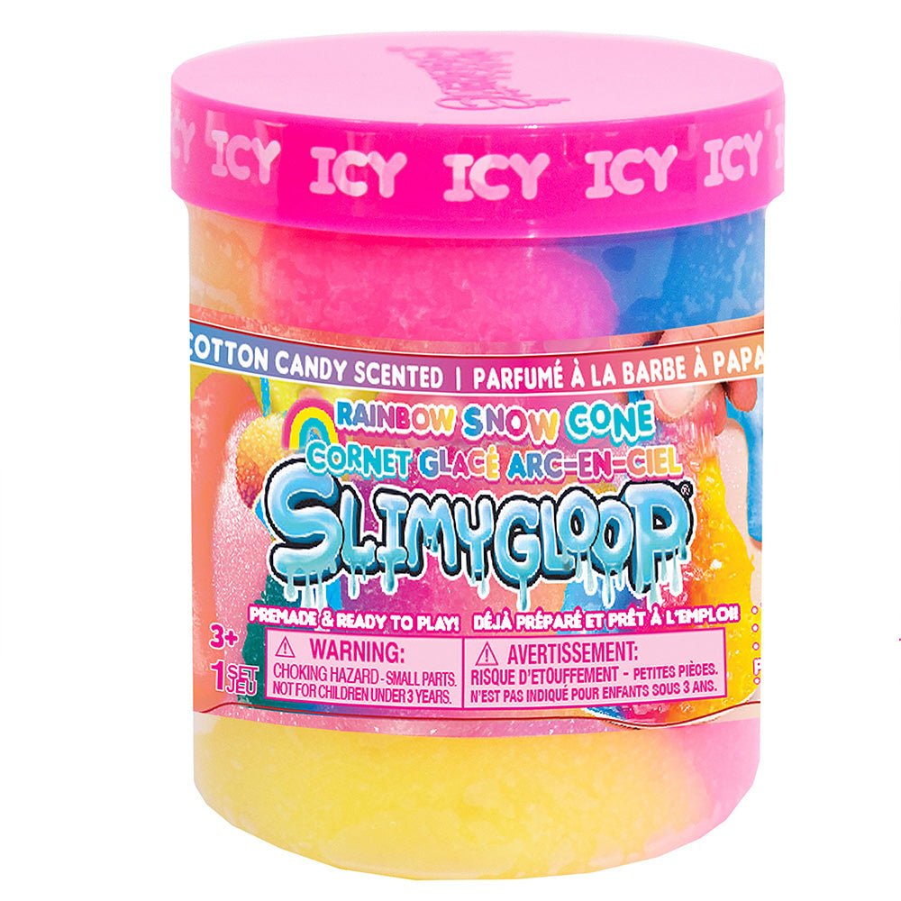 Slimygoop Jar Rainbow Snow Cone Icy Slime – Mastermind Toys