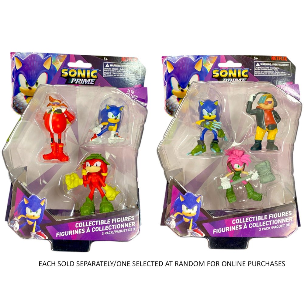 Sonic 3 Pack Collectible Figures – Mastermind Toys