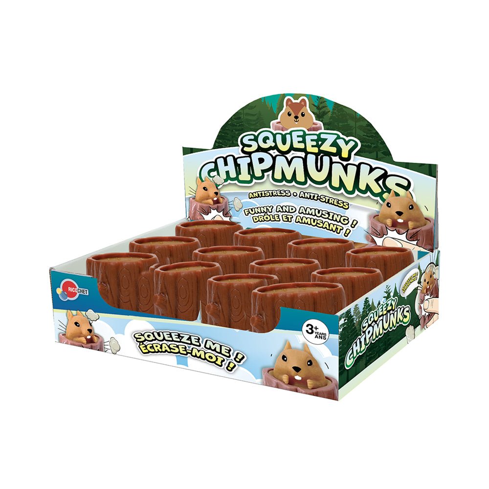 Squeezy Chipmunks Anti-Stress Toy – Mastermind Toys