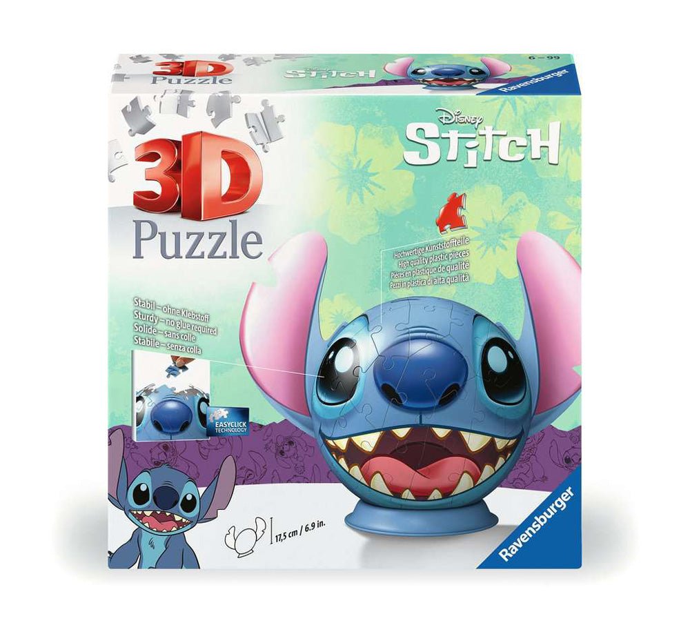Stitch 72 pc Head w/Ears 3D Puzzle – Mastermind Toys