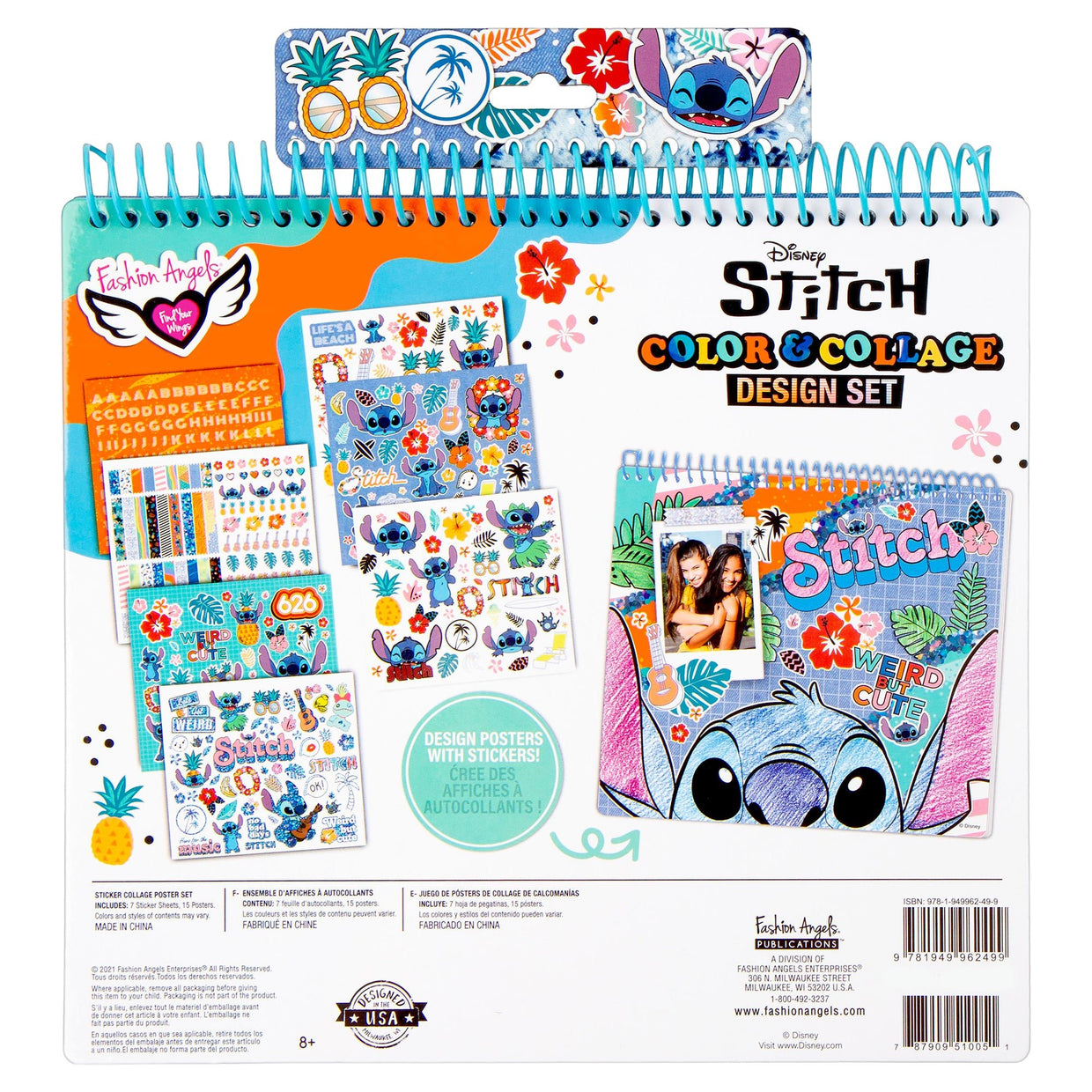 Stitch Colour & Collage Design Set – Mastermind Toys