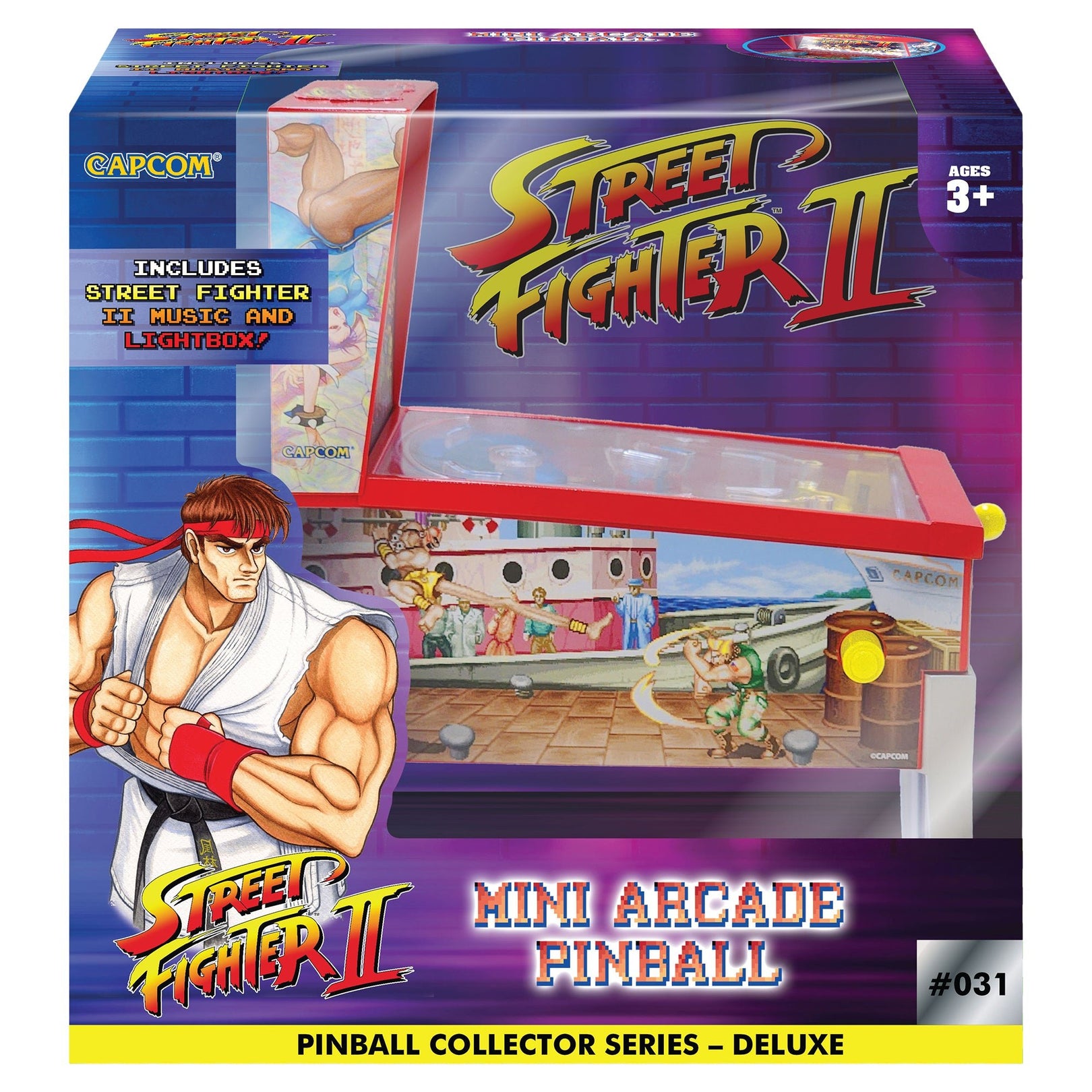 Street Fighter II Mini Arcade Pinball – Mastermind Toys