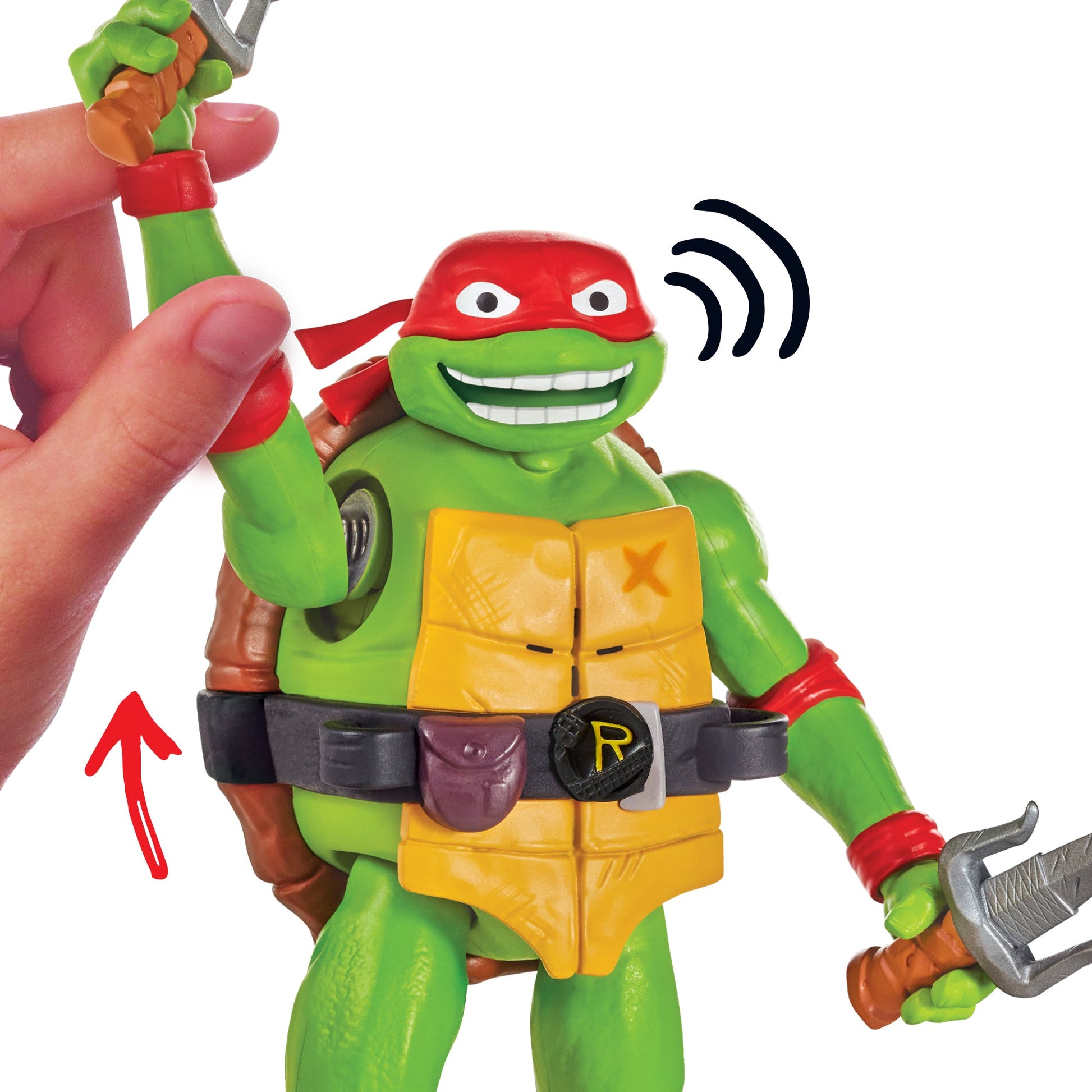 Teenage Mutant Ninja Turtles Movie Deluxe Figure - Ninja Shouts Raphae ...