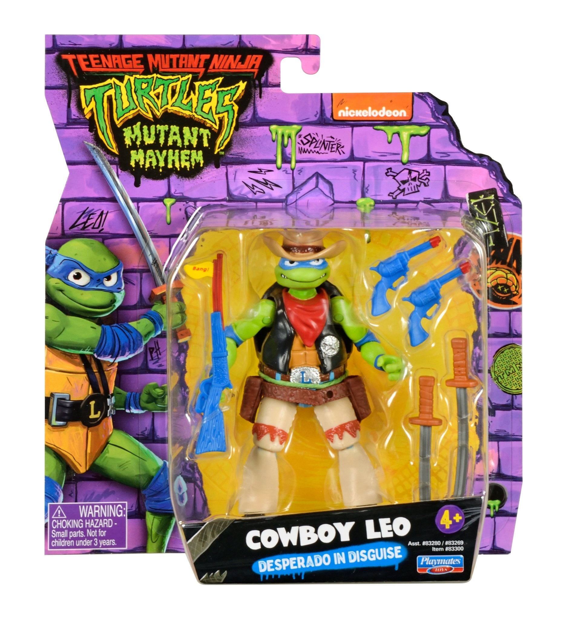 Teenage Mutant Ninja Turtles Movie Figures Turtle In Disguise - Cowboy ...