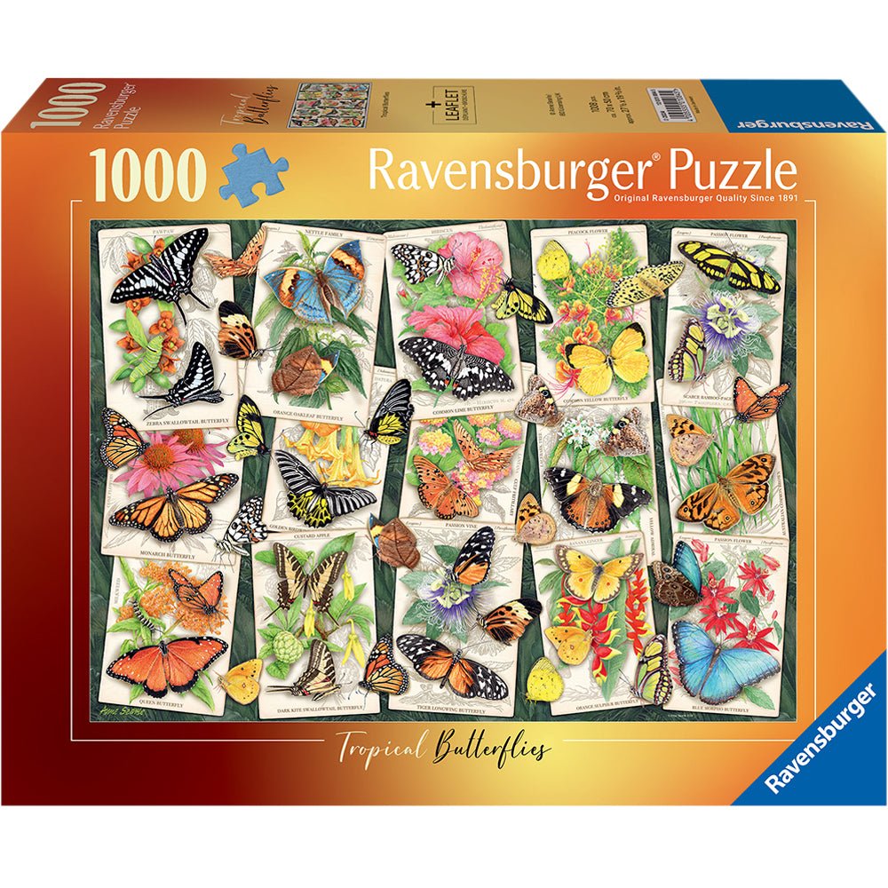 Tropical Butterflies 1000 Pc Puzzle – Mastermind Toys