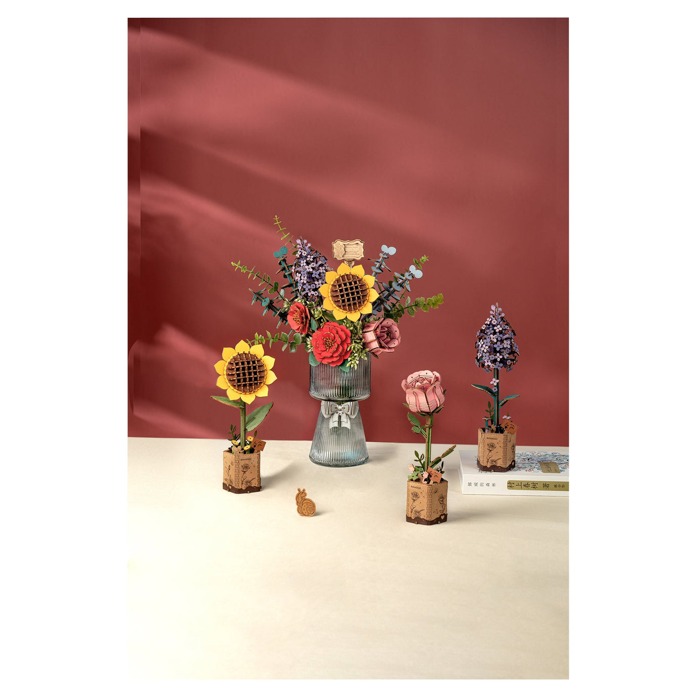 Rowood Wooden Flower Bouquet Model Kit – Mastermind Toys