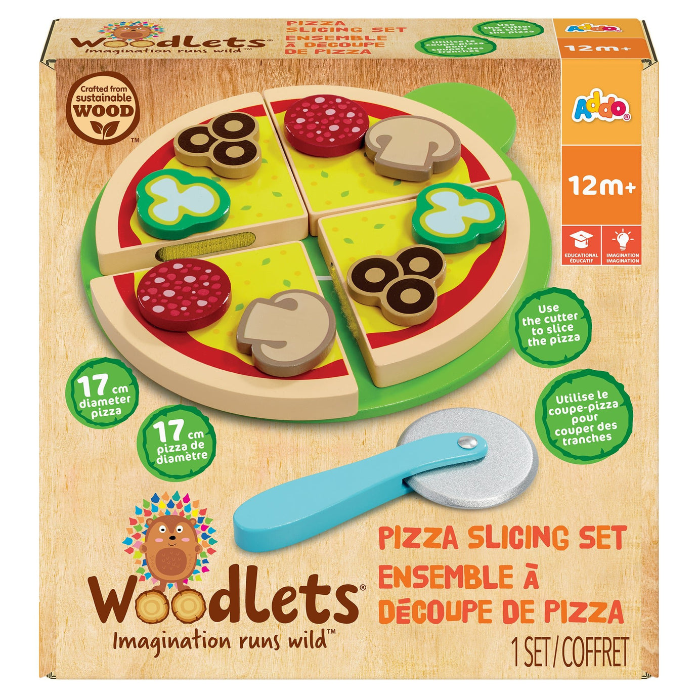 Woodlets Pizza Slicing Set – Mastermind Toys