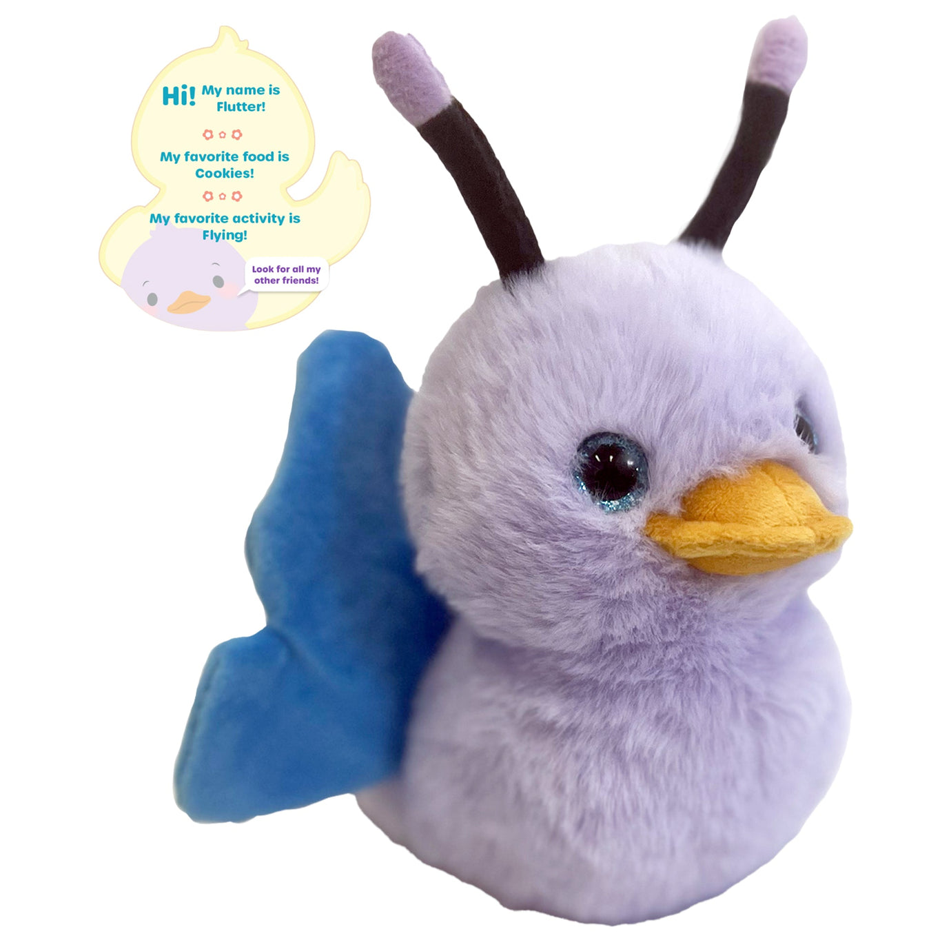 Worlds Softest Plush Duckeez 7" - Flutter – Mastermind Toys